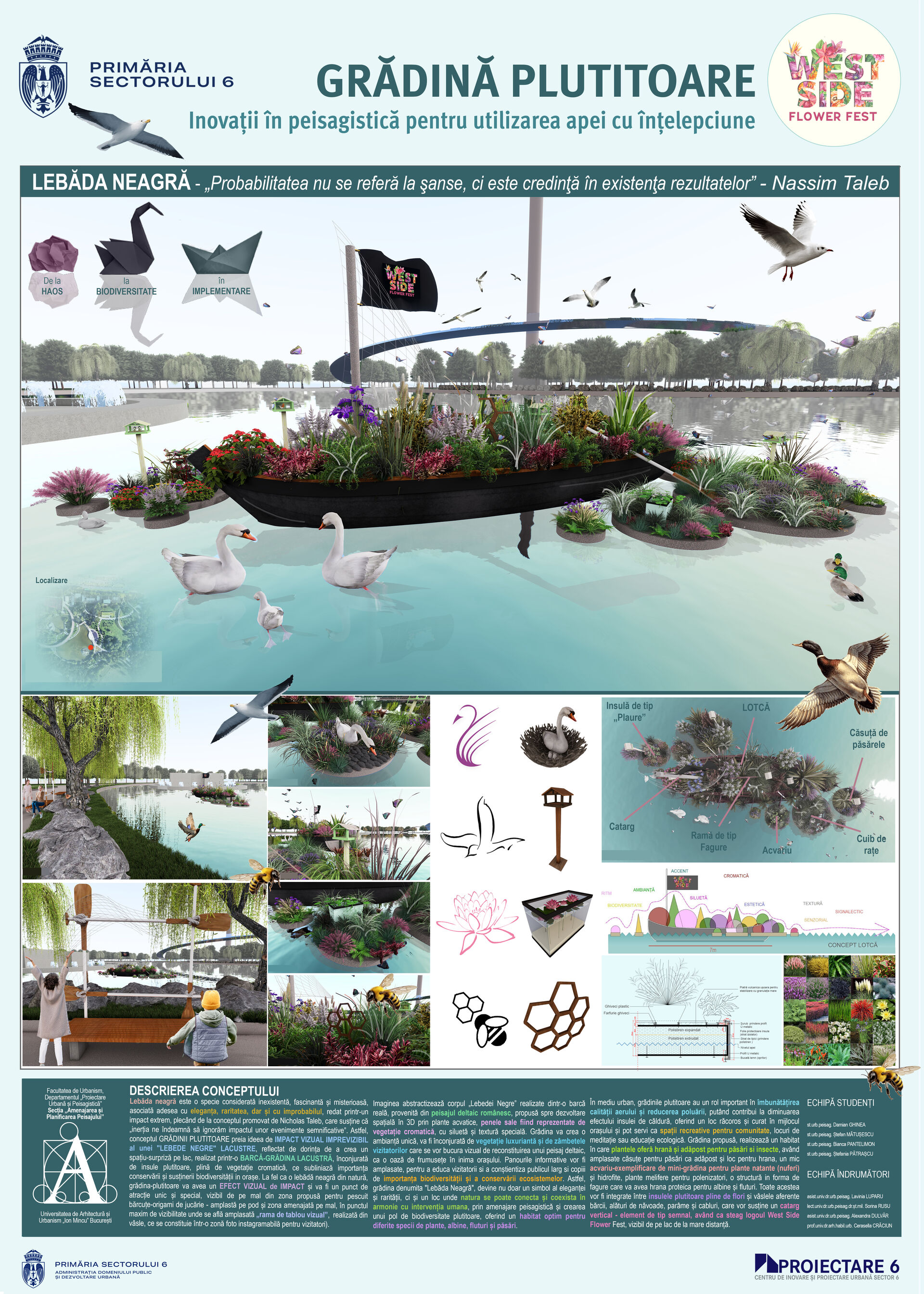 Eveniment “West Side Flower Fest 2024” – Concurs Grădini tematice - UAUIM